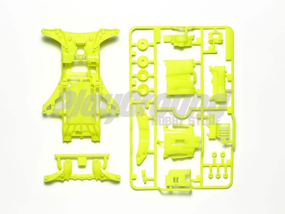 Tamiya 95494 FM-A Fluorescent-Color Chassis Set (Yellow) - The ...