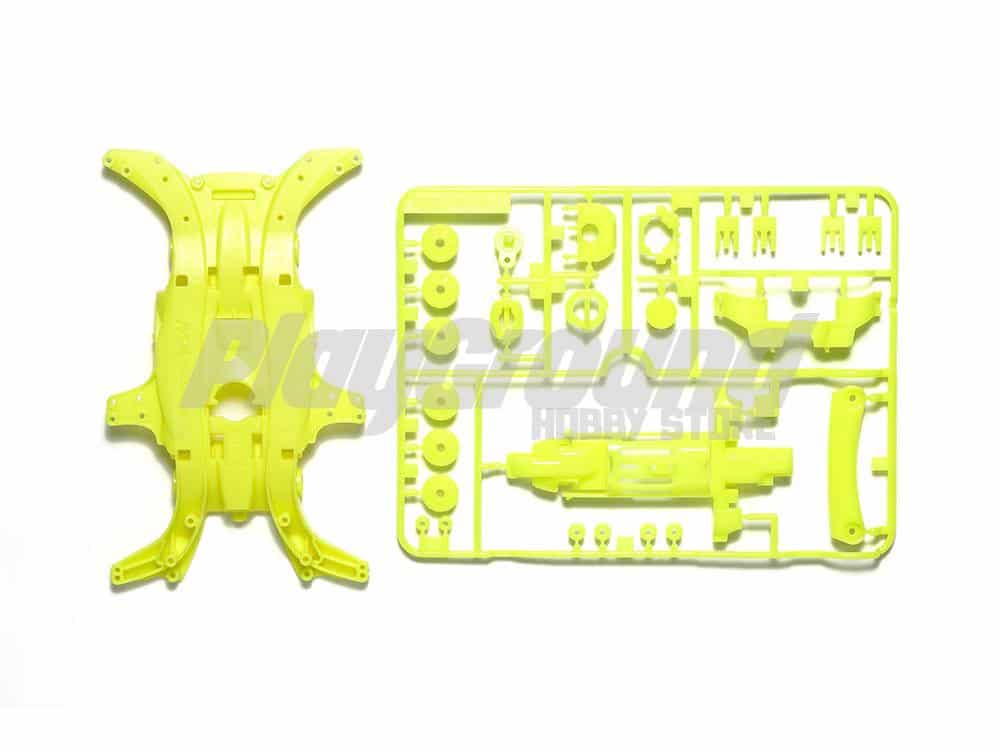 Tamiya 95495 MA Fluorescent-Color Chassis Set (Yellow) - The Playground ...