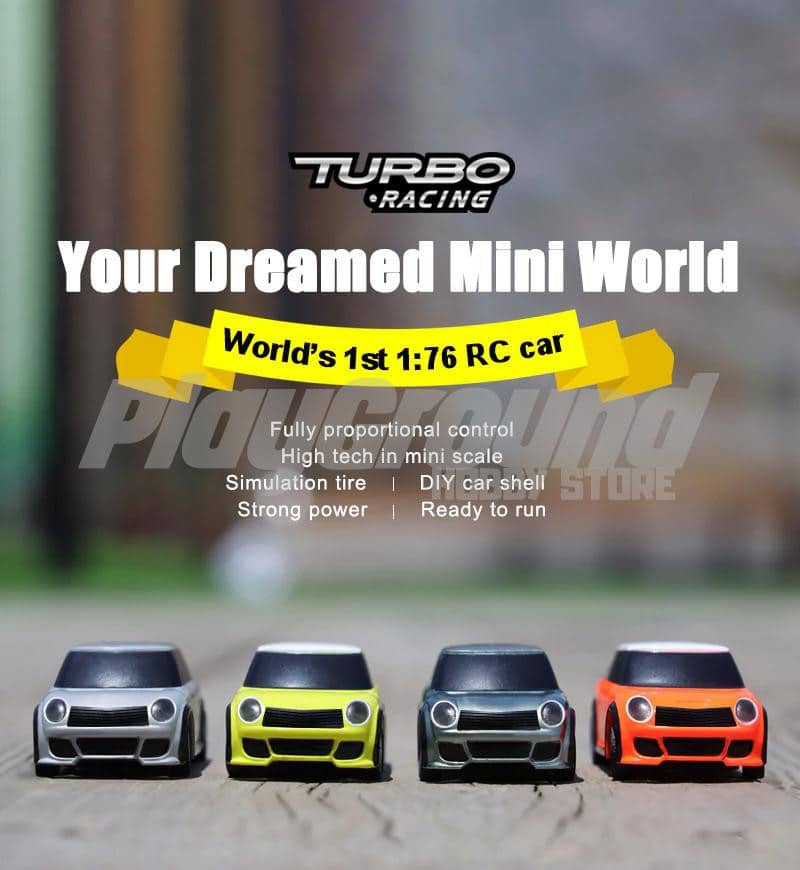 Turbo Racing 1/76 Mini Cooper RTR 2WD RC Car - The Playground Hobby Store