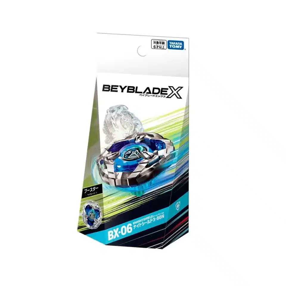Beyblade X - BX-06 Knight Shield 3-80N Booster - The Playground Hobby Store