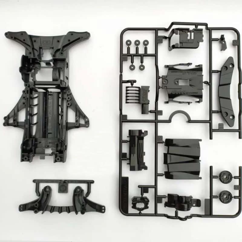 TAMIYA 1/32 MINI4WD - ORIGINAL BLACK FM-A CHASSIS DEKIT - The ...